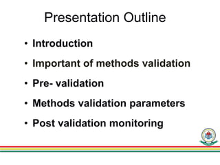 Laboratory Validation Methods system pptx | PPTX