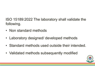 Laboratory Validation Methods system pptx | PPTX