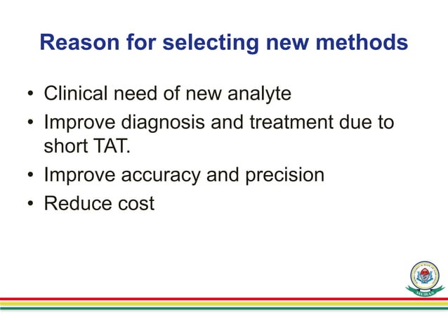Laboratory Validation Methods system pptx | PPTX