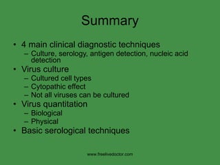 Laboratory Virology | PPT | Infectious Diseases | Diseases and Conditions