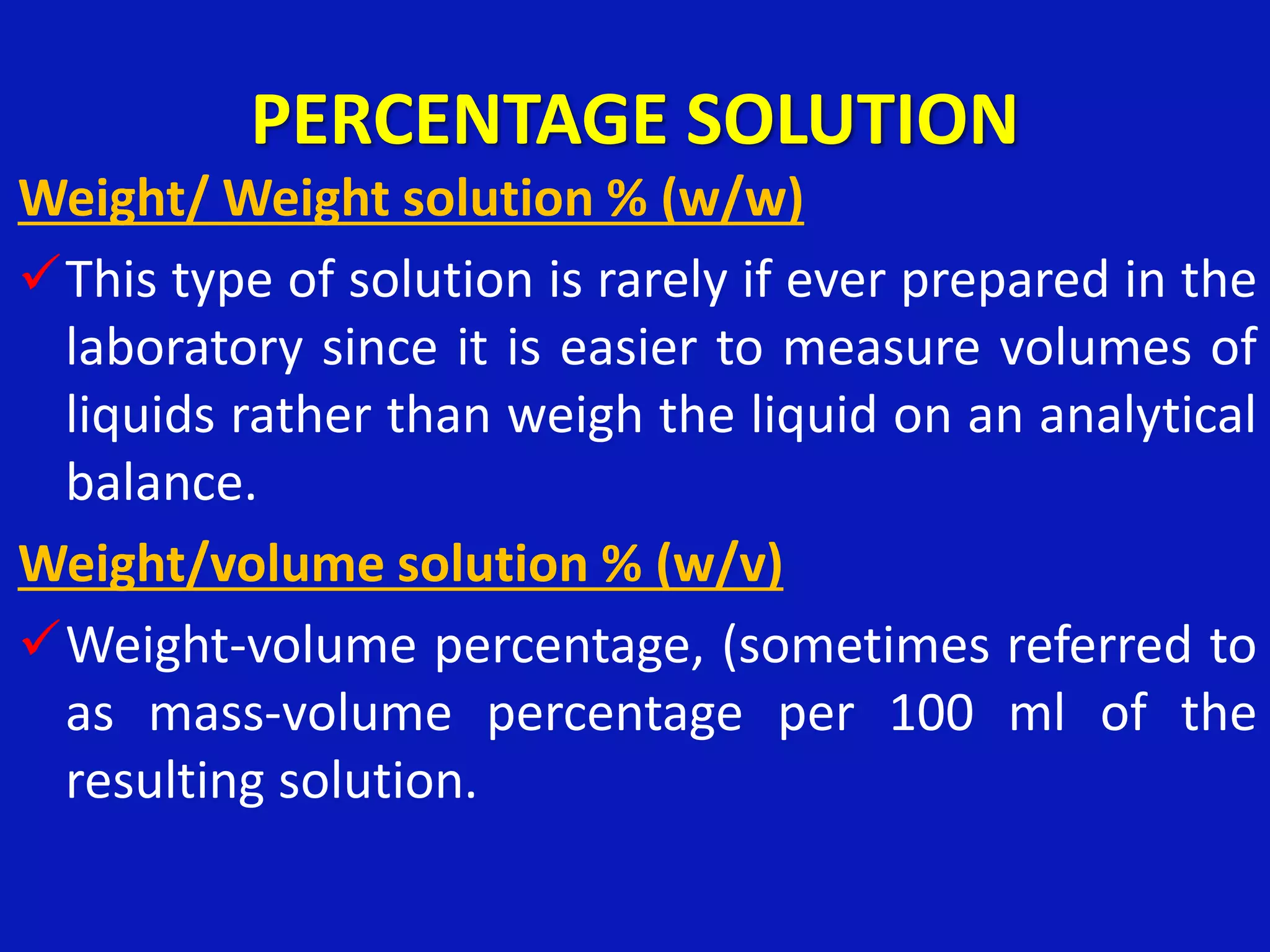 Preparation of Solution of Acids | PPTX