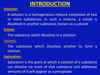 Preparation of Solution of Acids | PPTX