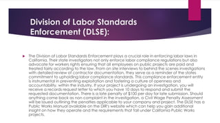 Labor Compliance Enforcement in California.pdf | Civil Engineering ...