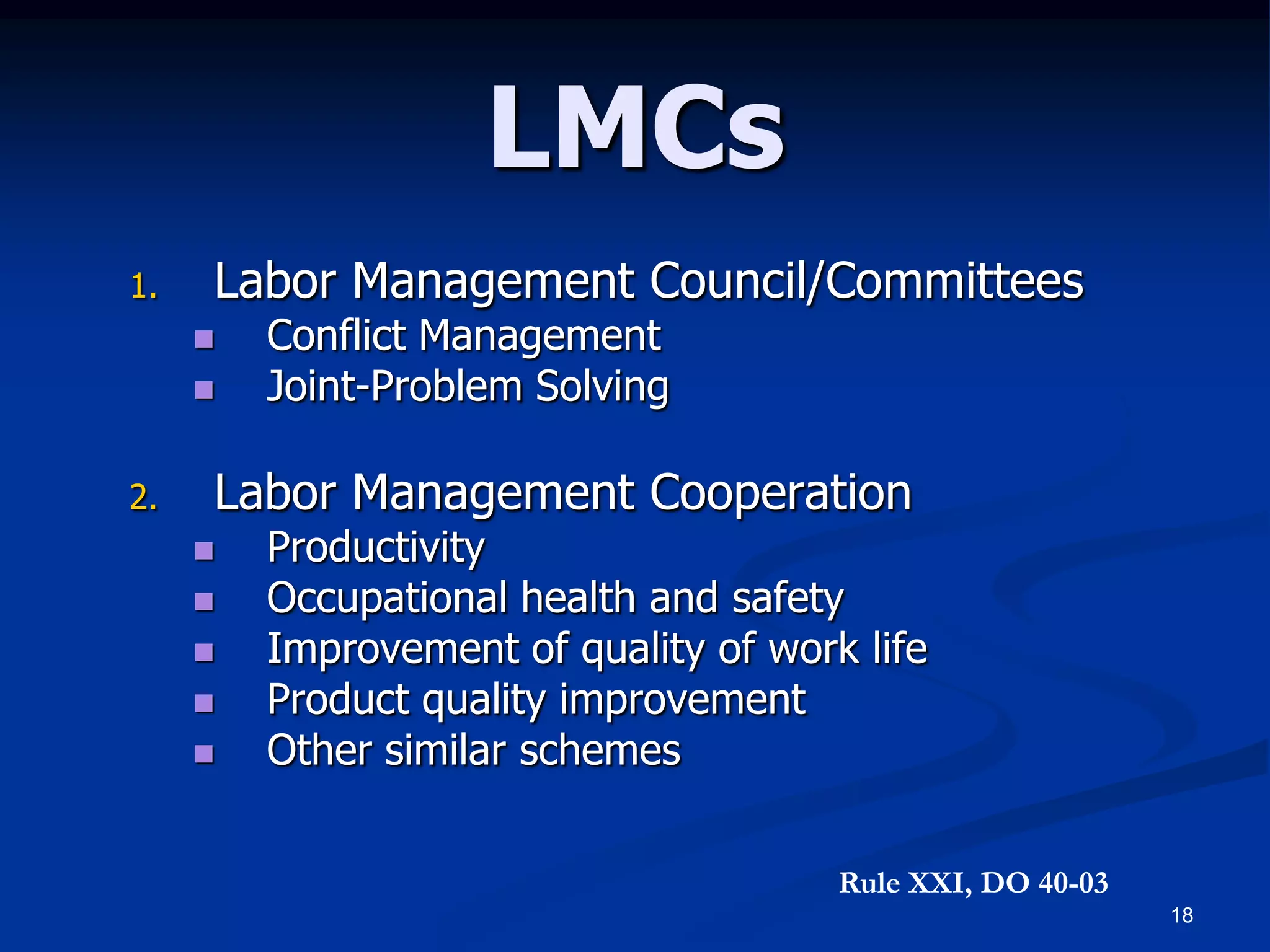 Labor dispute resolution systems | PPTX