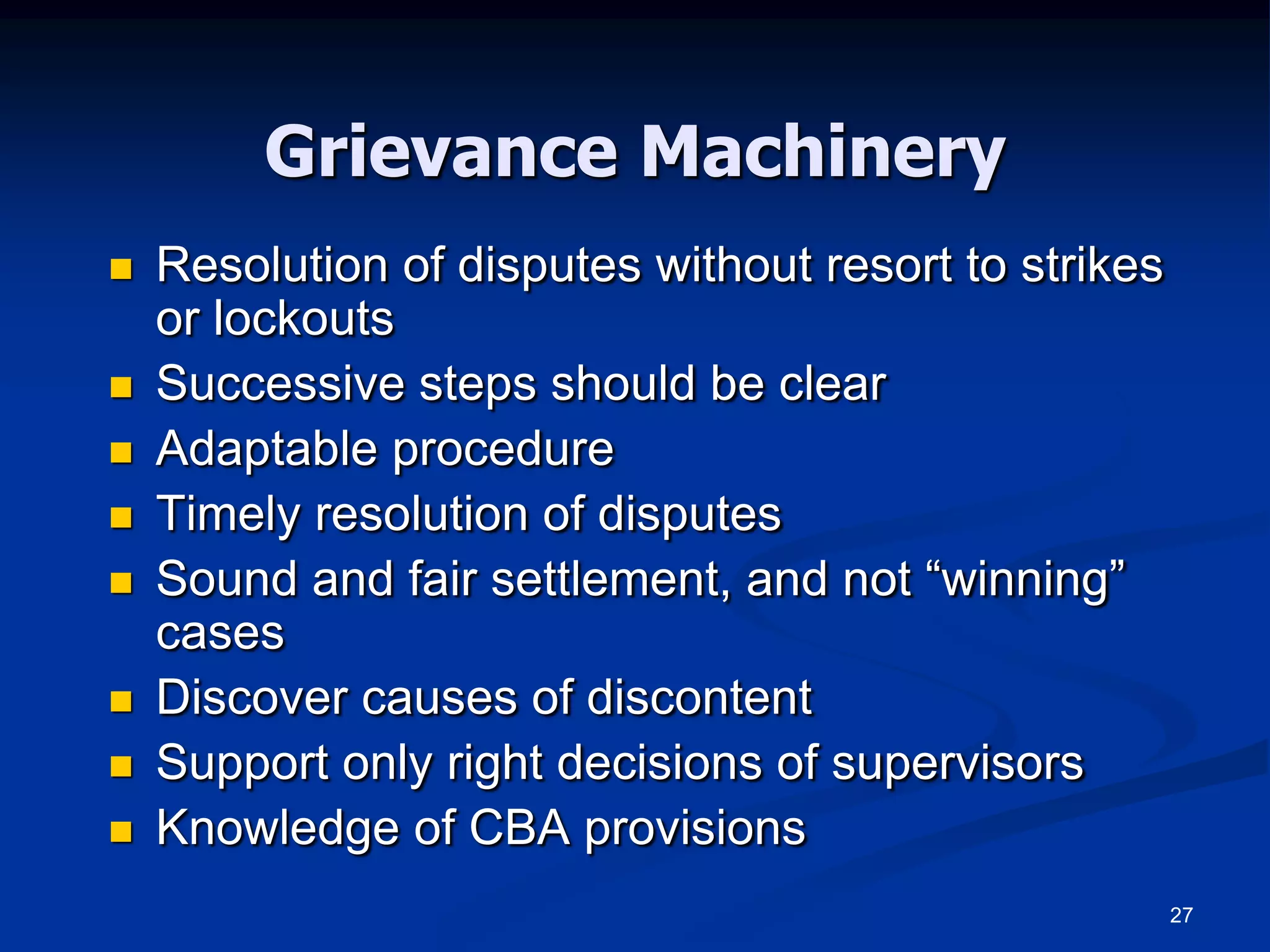 Labor dispute resolution systems | PPTX