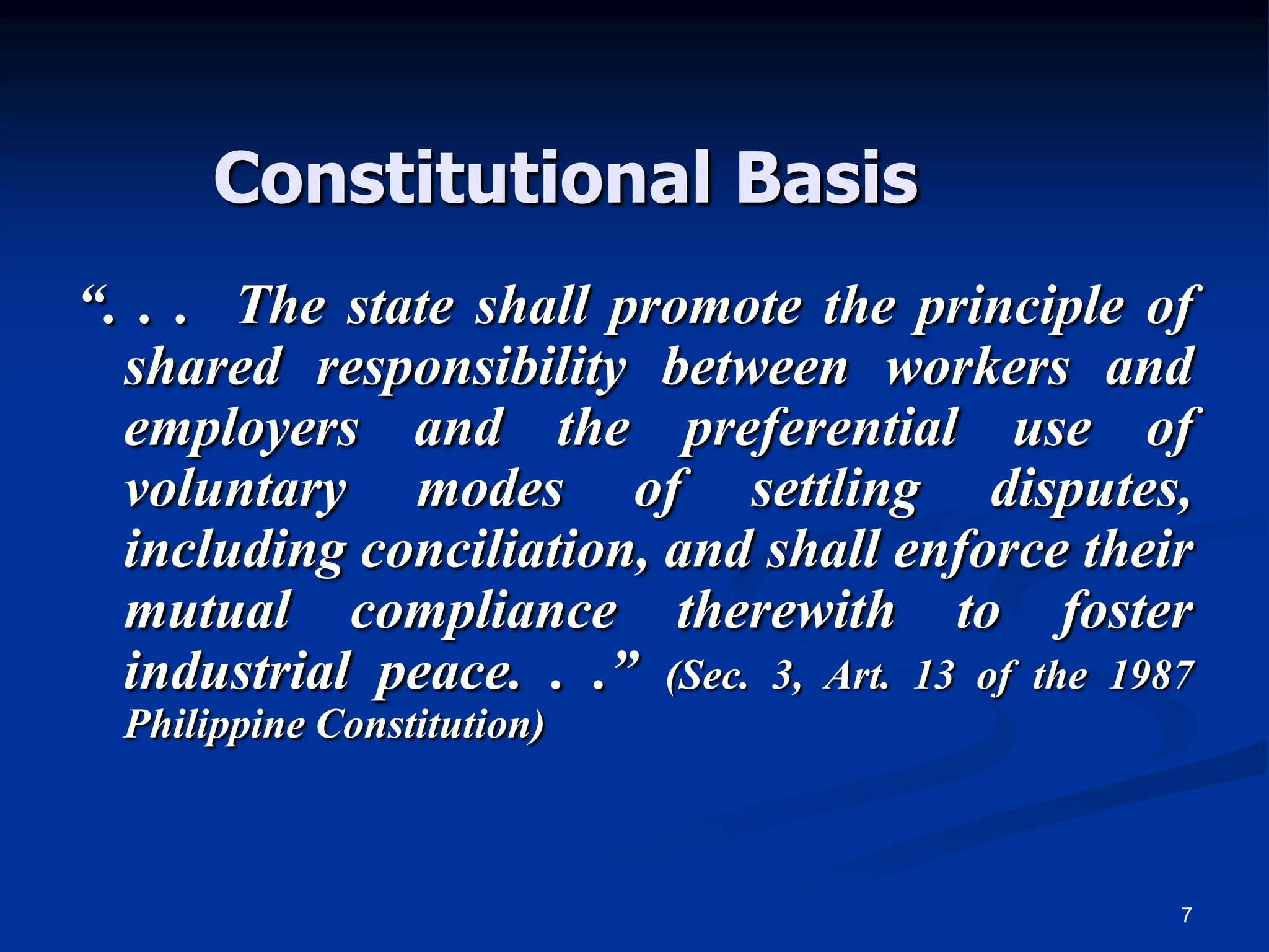 Labor dispute resolution systems | PPTX