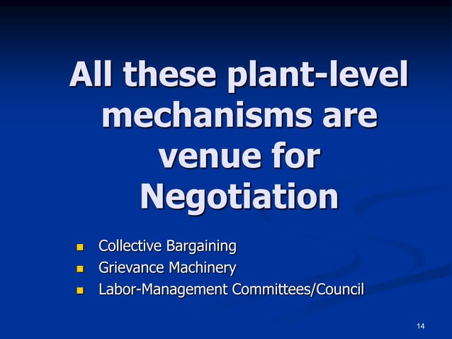 Labor dispute resolution systems | PPTX | Law