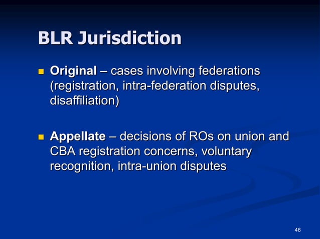 Labor dispute resolution systems | PPTX | Law