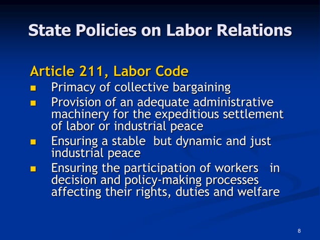 Labor dispute resolution systems | PPTX | Law
