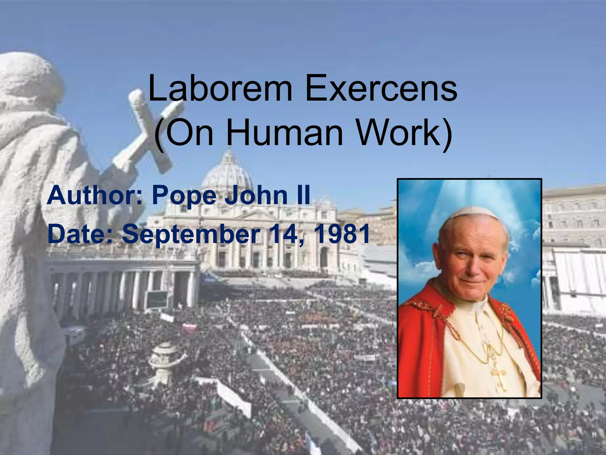 Laborem Exercens | PPTX