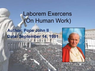 Laborem Exercens | PPTX