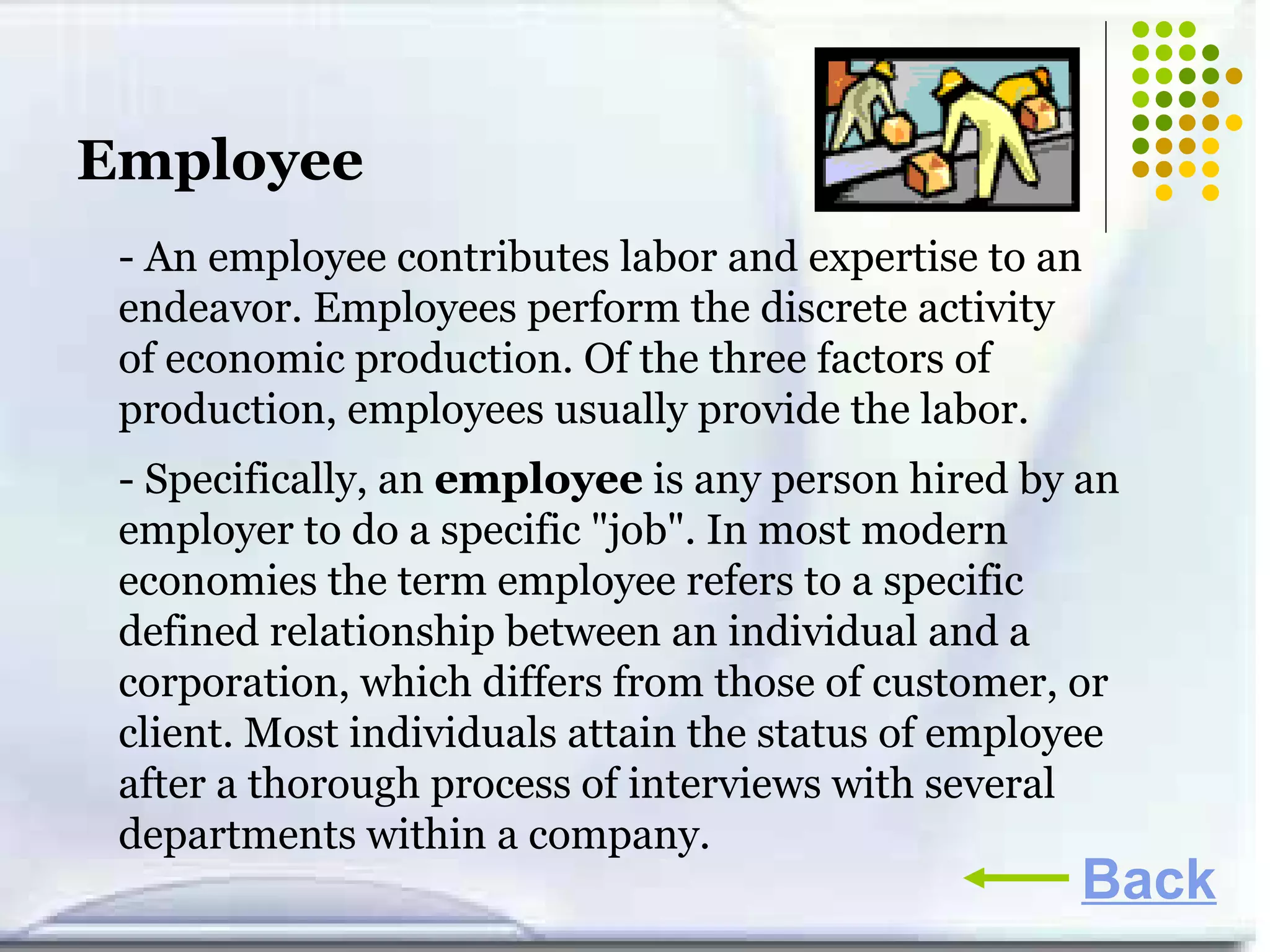 Labor & employment lesson 11 a | PPT