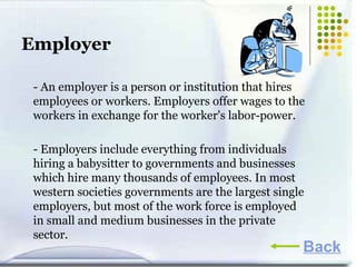 Labor & employment lesson 11 a | PPT