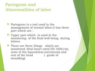Labor,labor abnormalities and the partogram | PPT