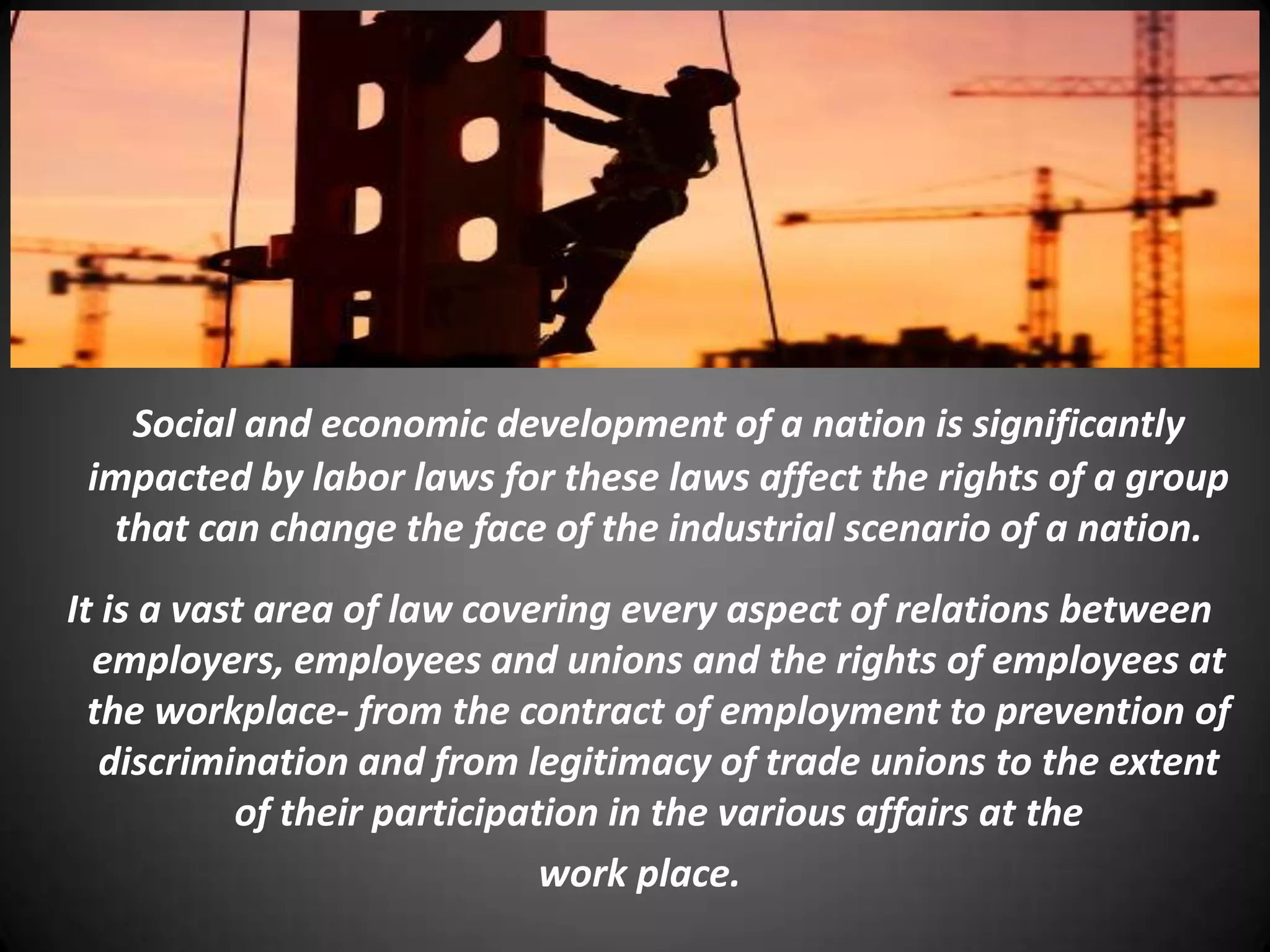 The Labor law | PPTX