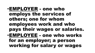 LABOR LAW LESSONS.pptxwwwwwwwwwwwwwwwwwwwww | PPTX