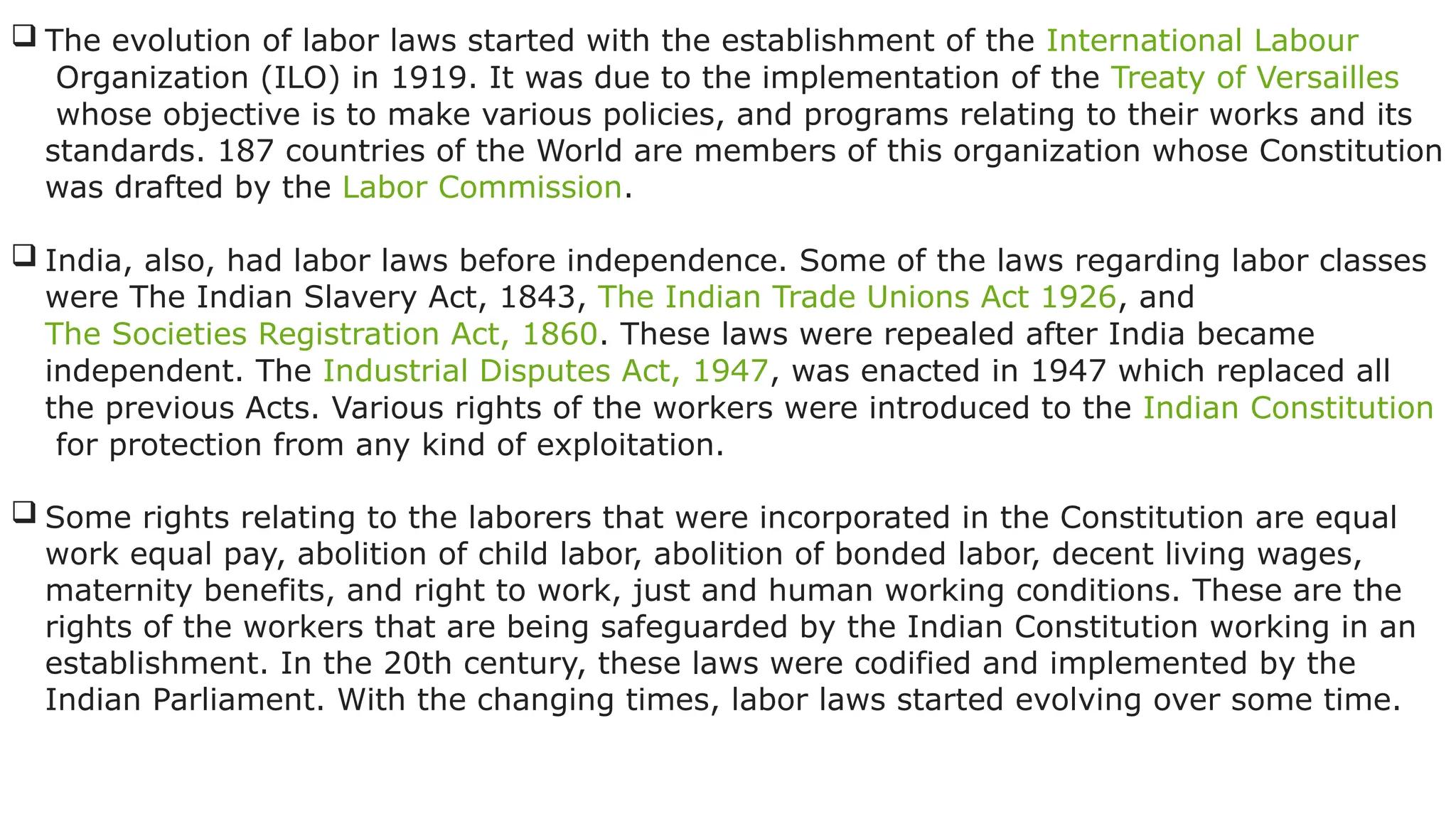 LABOR LAWS . MODULE-1.pptx pgdm hr specialization | PPTX