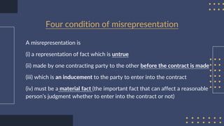 Case Law Misrepresentation | PPT