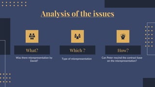 Case Law Misrepresentation | PPTX