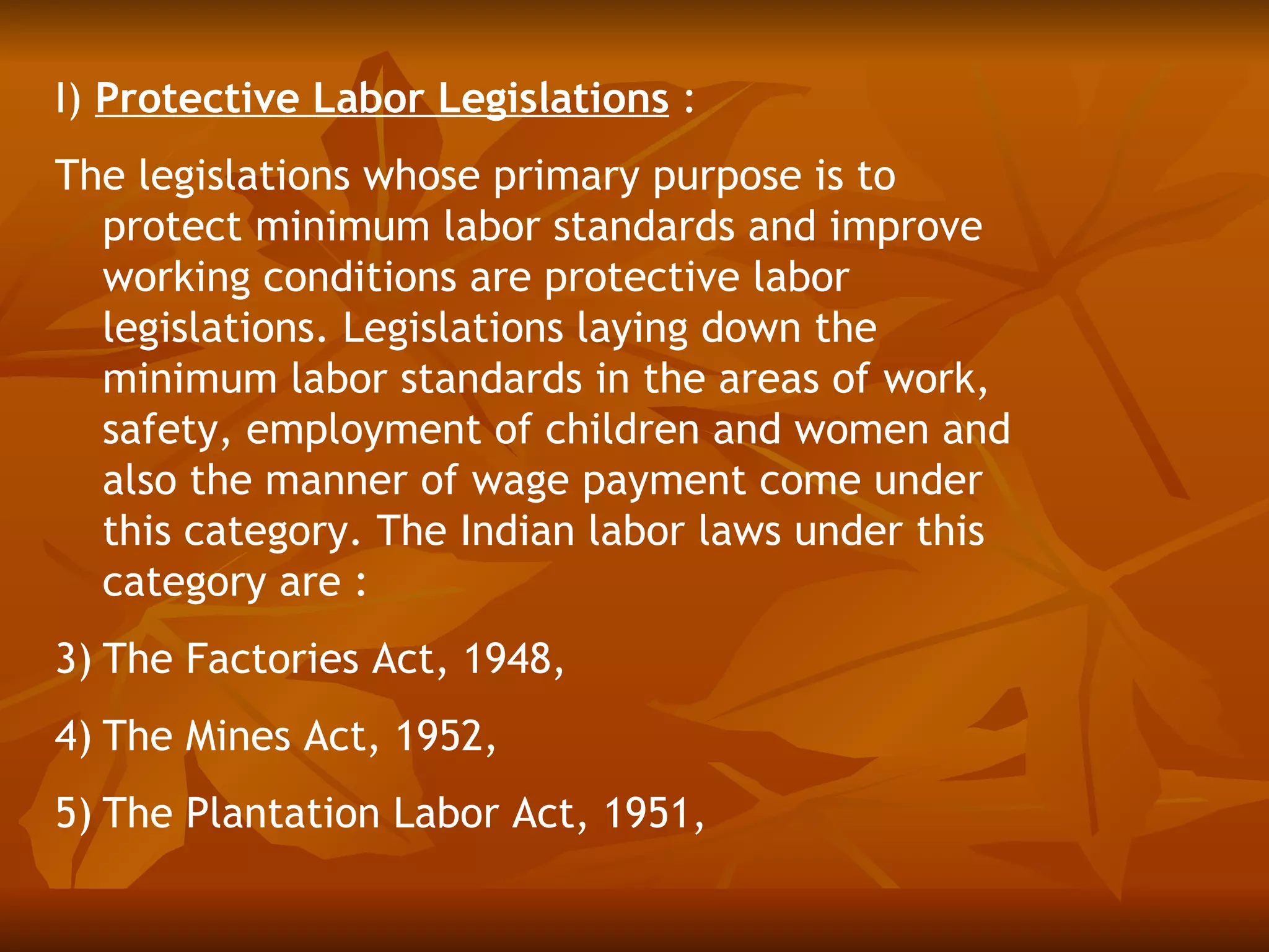 Labor legislation | PPT