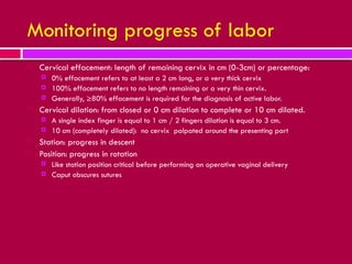 Labor management and detection using the partograph.pptx