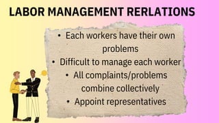 LABOR MANAGEMENT RELATION.pptx................. | PPTX
