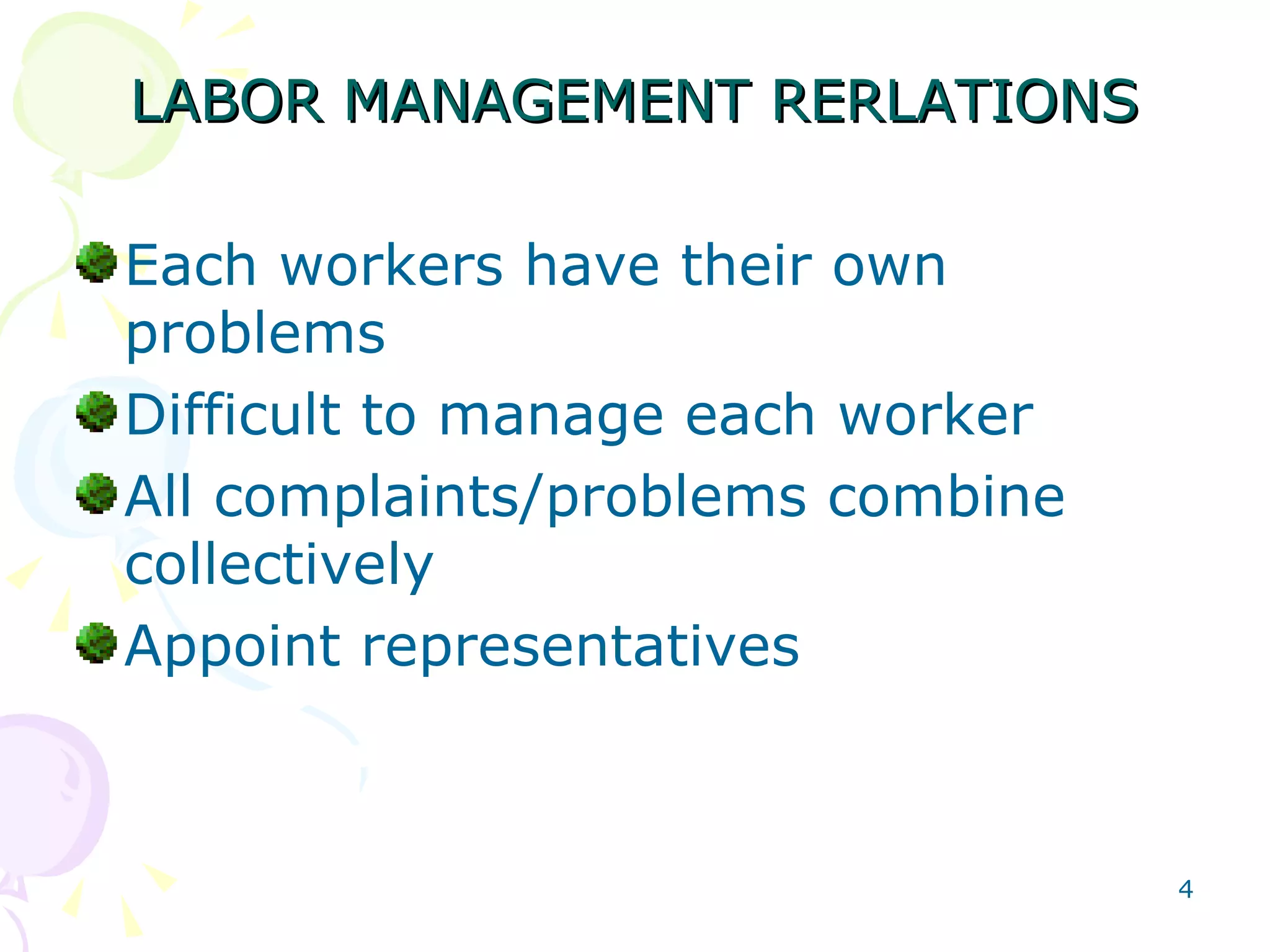 Labor Management Relations | PPT