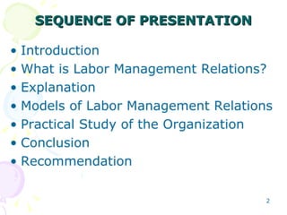 Labor Management Relations | PPT