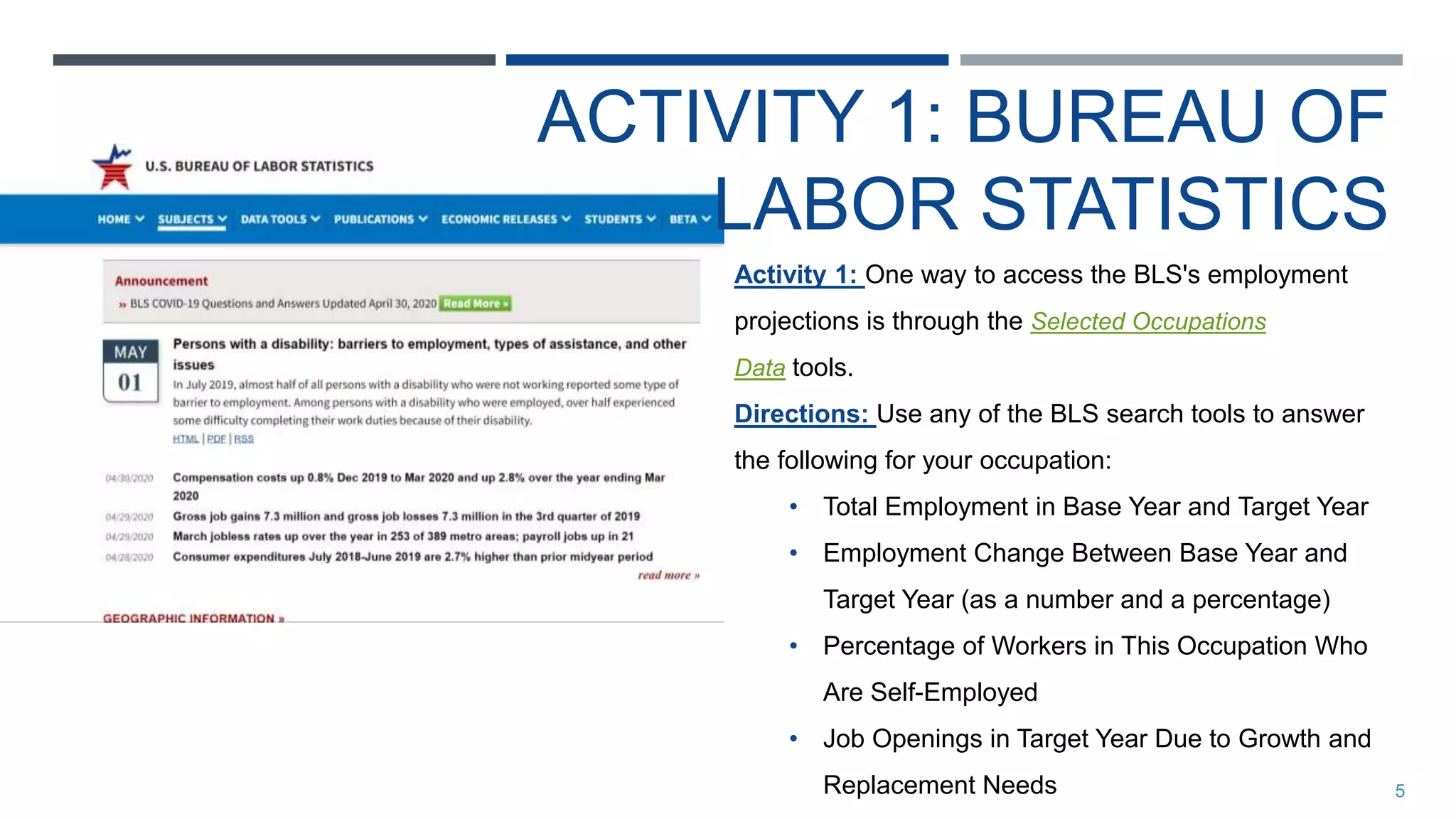 Labor Market Information | PPTX