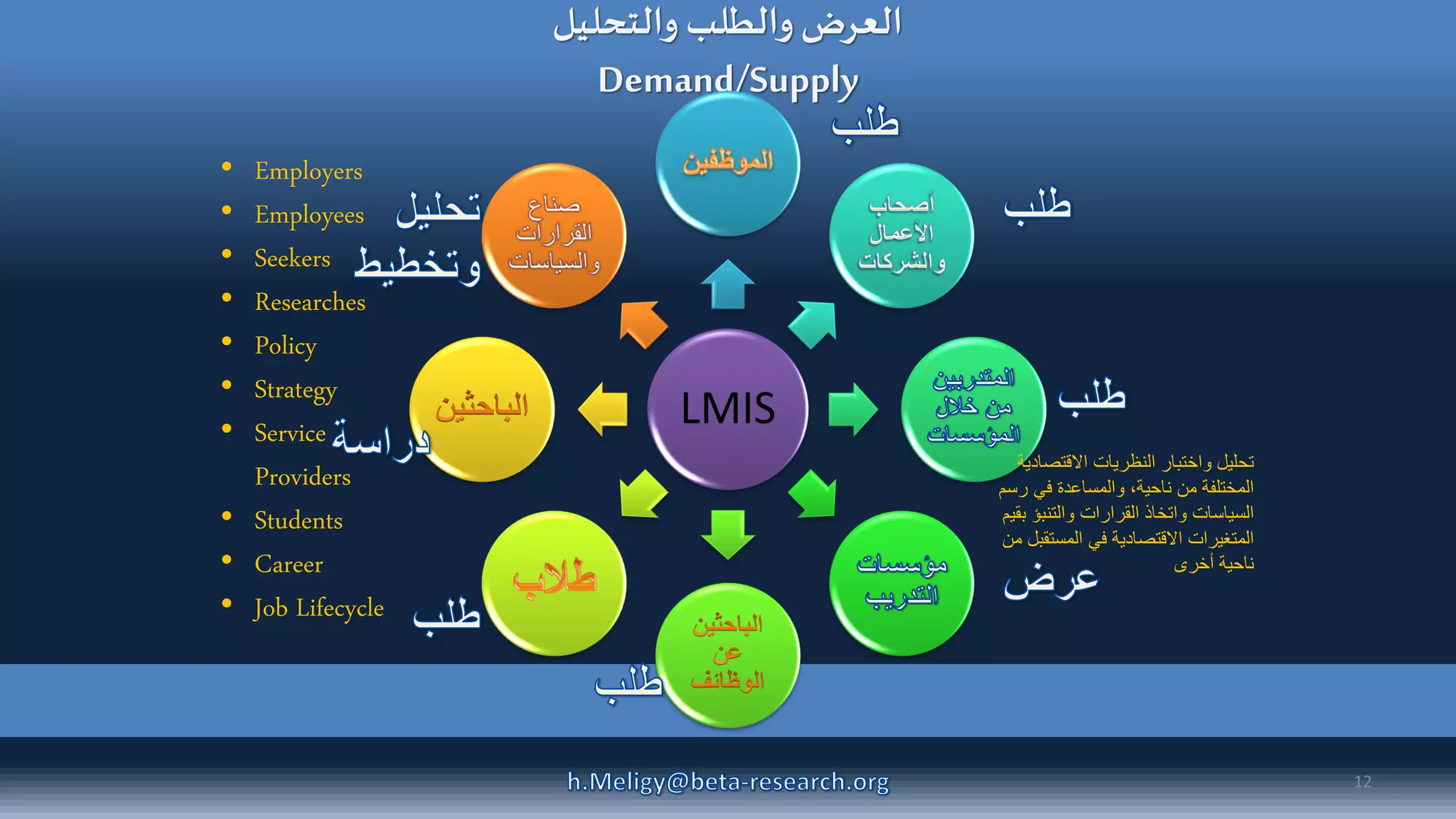 Labor Market information 201904- final LMIS presentation - Arabic - English | PPT