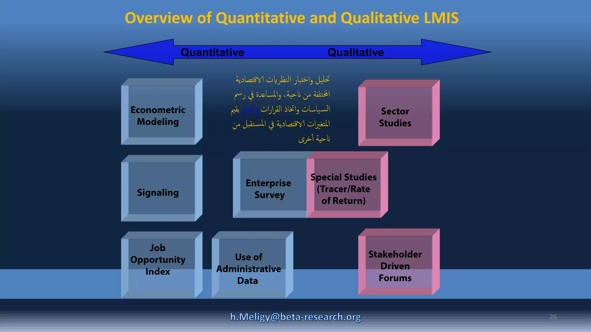 Labor Market information 201904- final LMIS presentation - Arabic - English | PPT