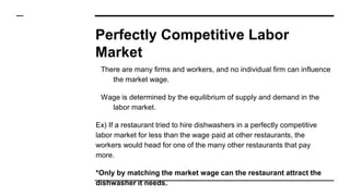 Labor markets | PPTX