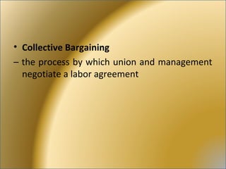 Labor markets and labor unions | PPT