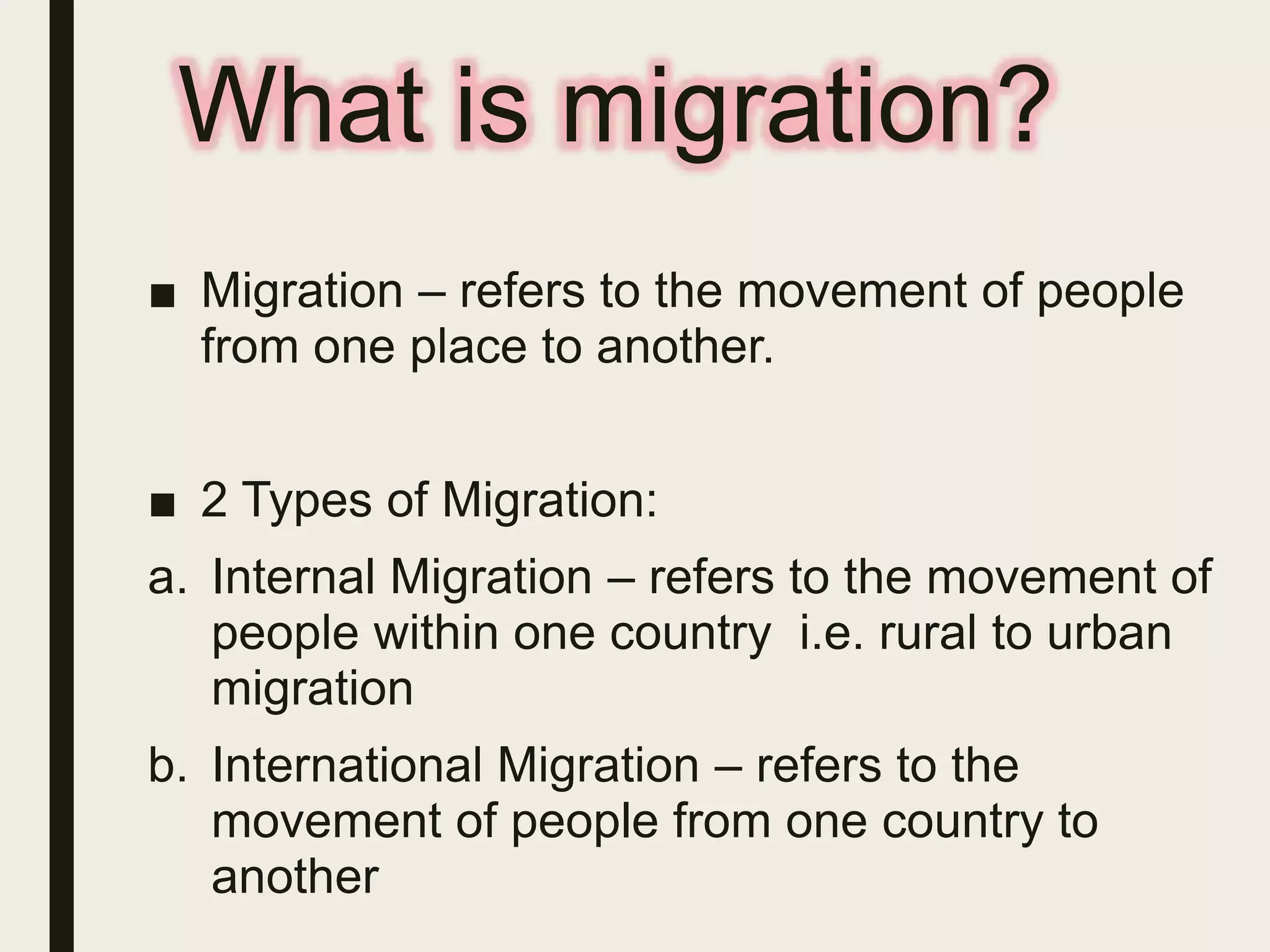 Labor migration & The OFW Phenomenon | PPTX