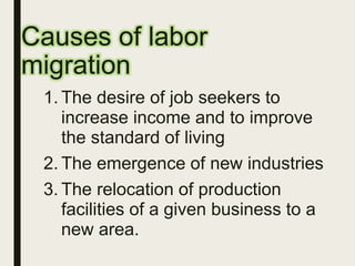 Labor migration & The OFW Phenomenon | PPTX