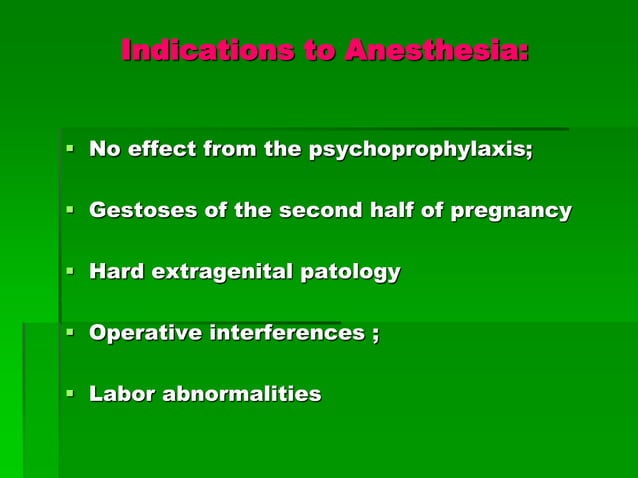 Physiology of labor. Anaesthesia in labor | PPTX