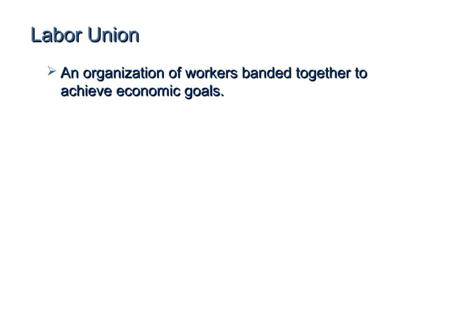 Labor relation | PPT | Law