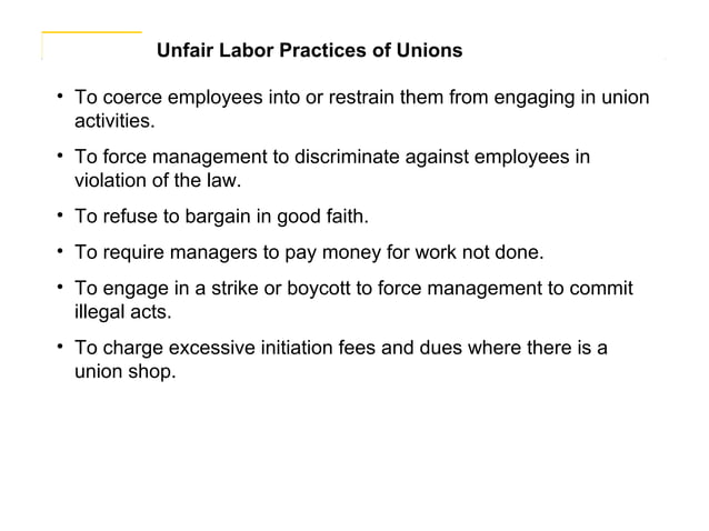 Labor relation | PPT | Law