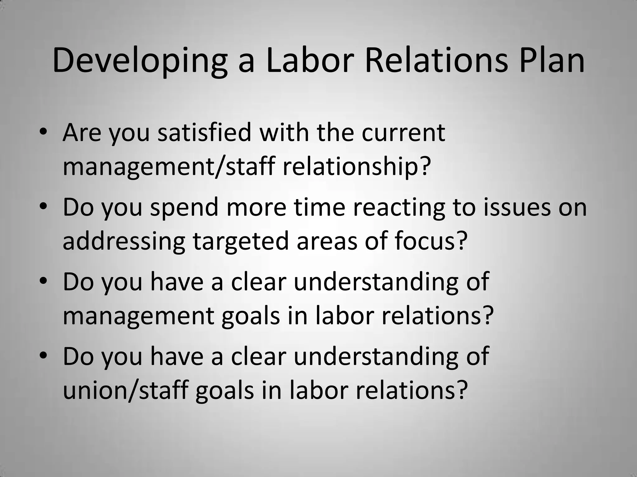 Labor relations | PPTX