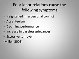 Labor relations | PPTX