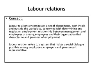 Labor relations and labor regulations in nepal | PPTX