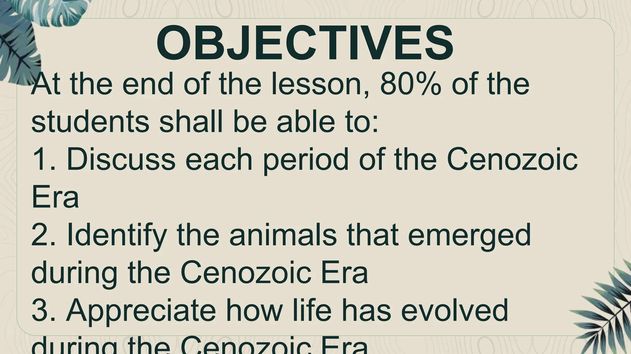 Geologic Time scale - Cenozoic Era..pptx