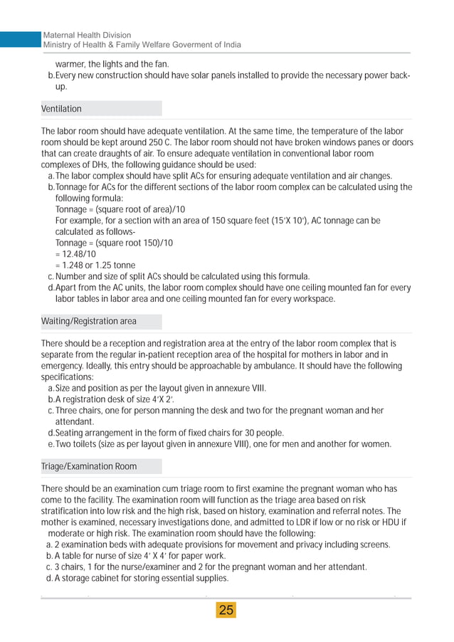Labor_Room Guideline.pdf | Pregnancy | Reproductive Health