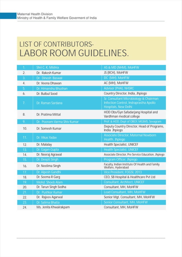 Labor_Room Guideline.pdf | Pregnancy | Reproductive Health