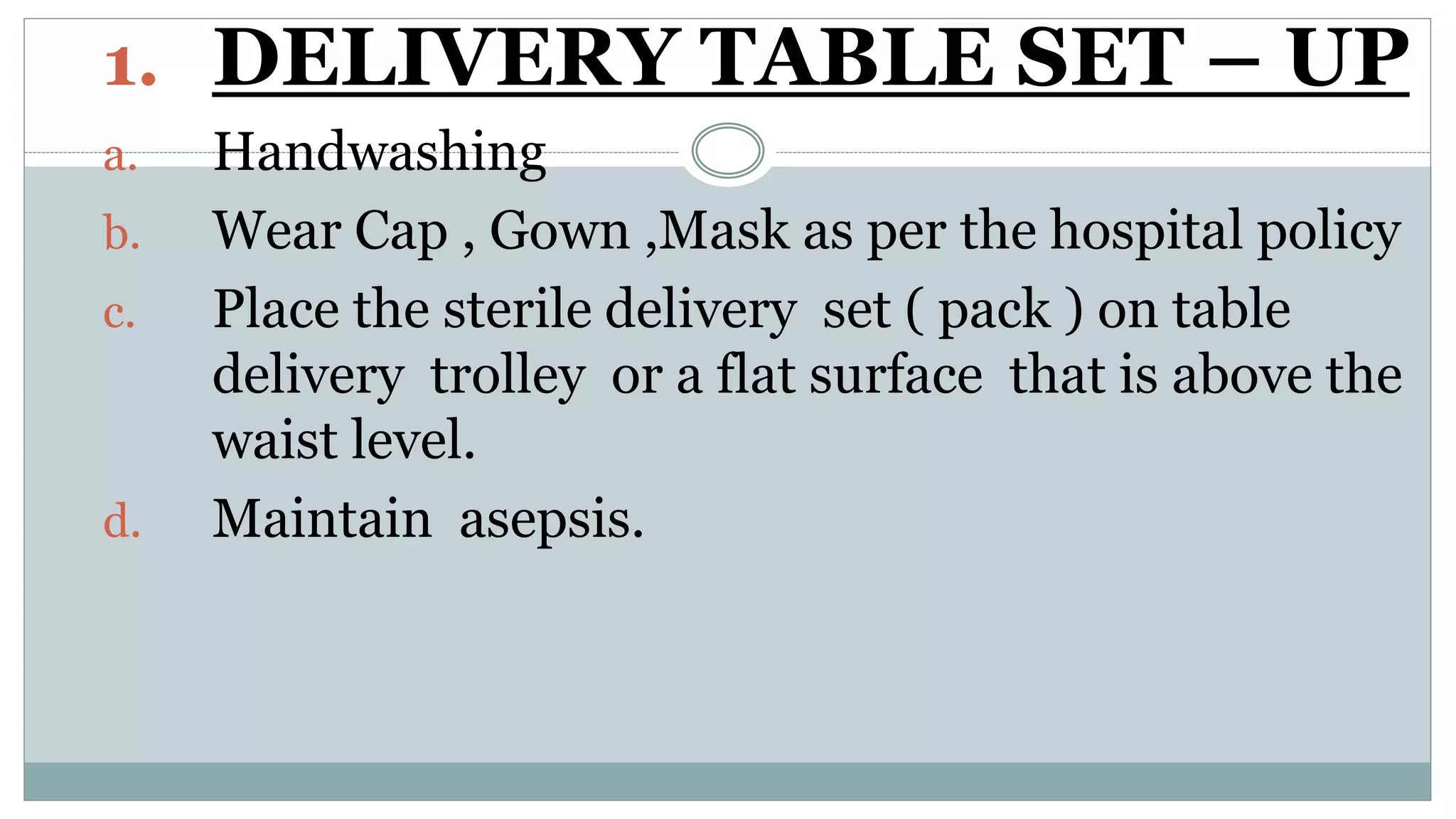 Labor room setting | PPTX