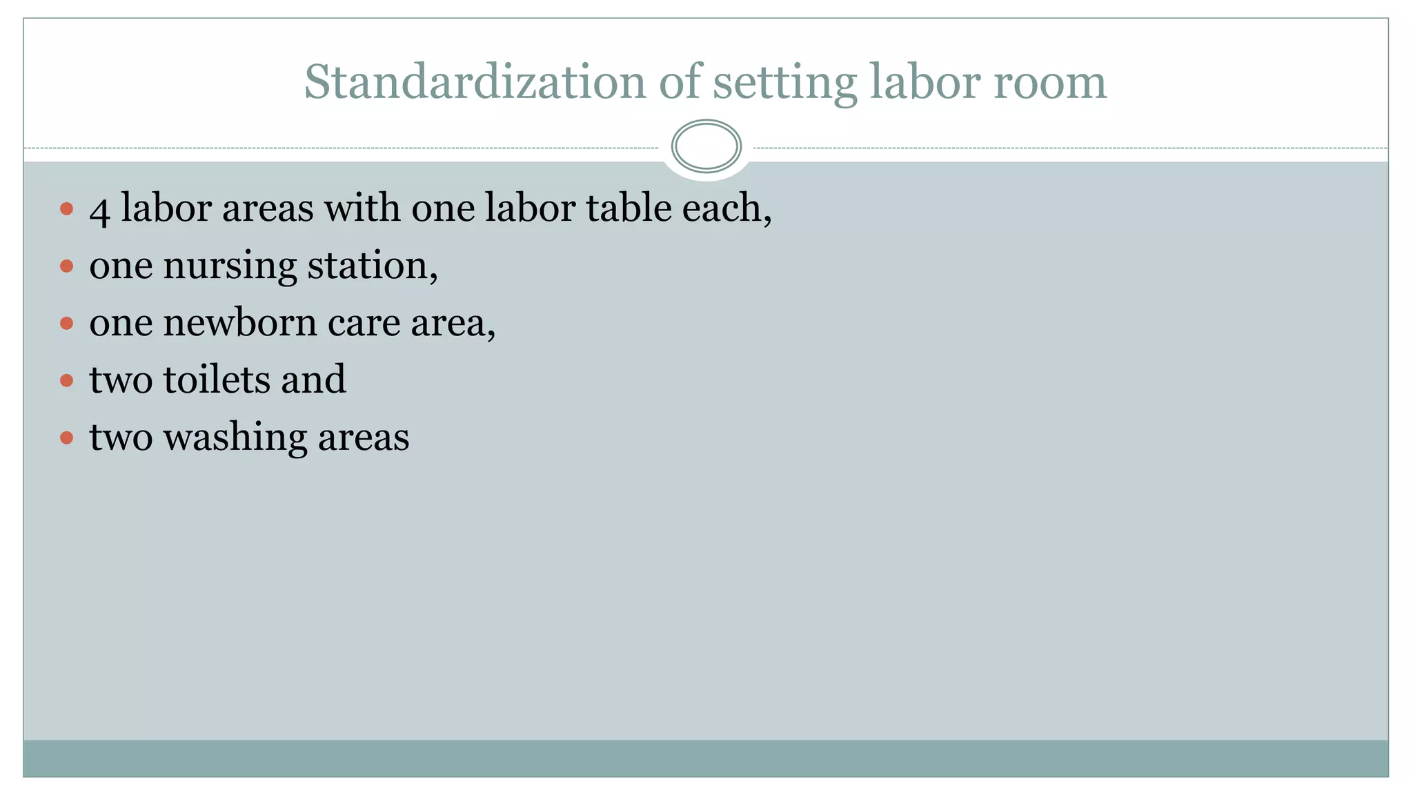 Labor room setting | PPTX
