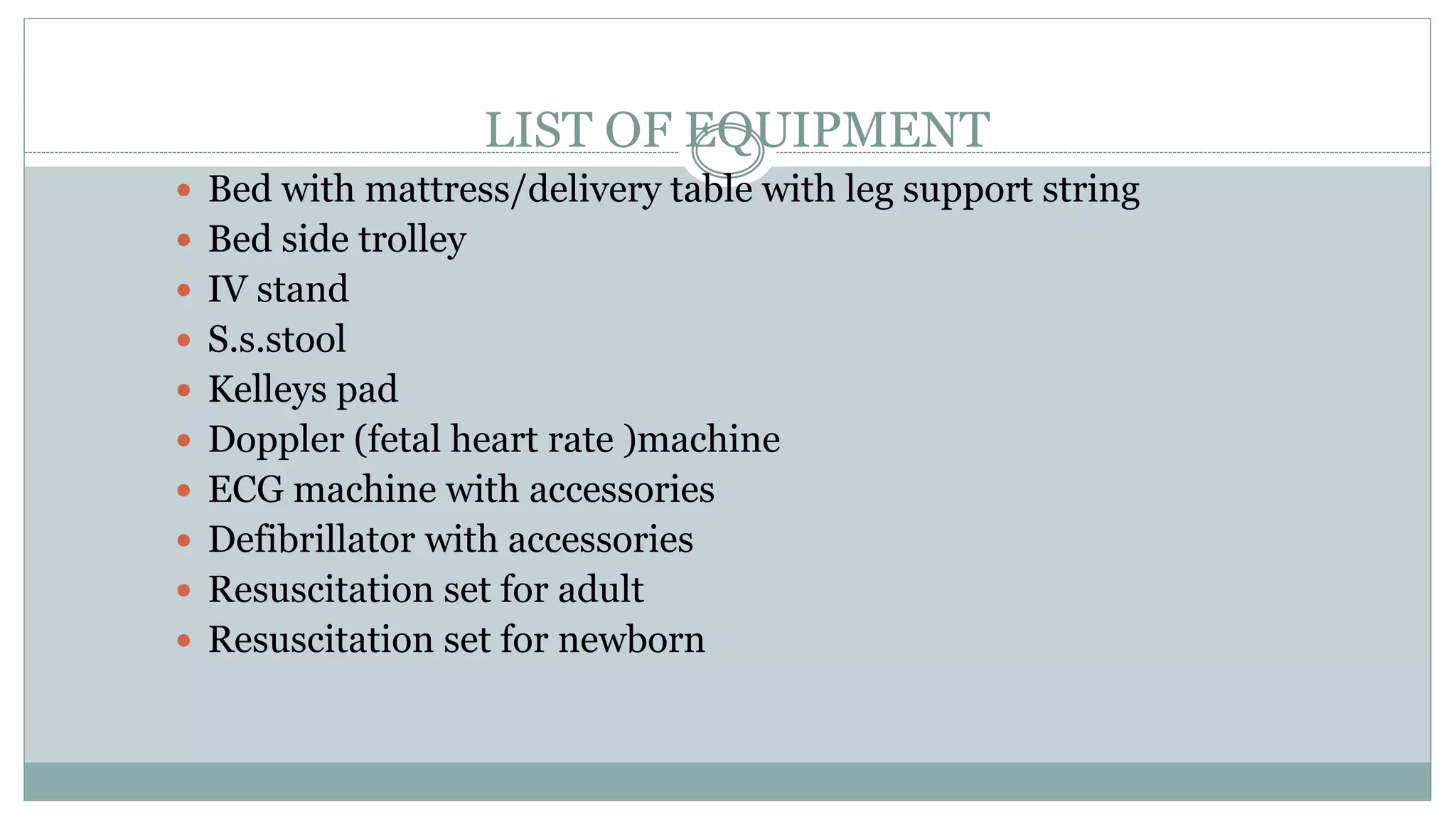 Labor room setting | PPTX