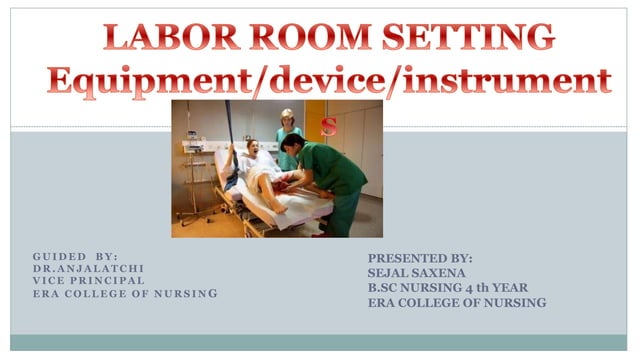 Labor room setting | PPTX