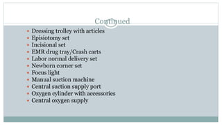 Labor room setting | PPTX