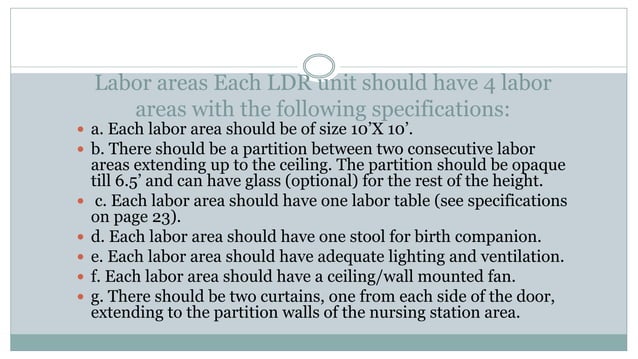 Labor room setting | PPTX